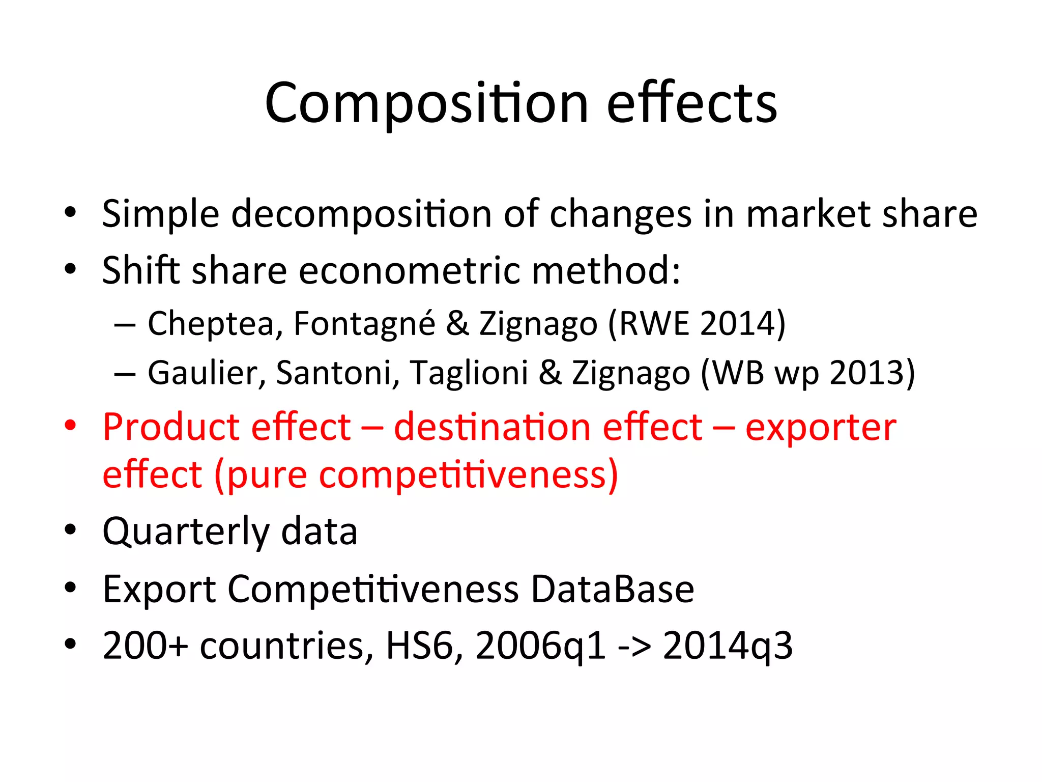 French competitiveness conference: Thierry Mayer's slides | PPT