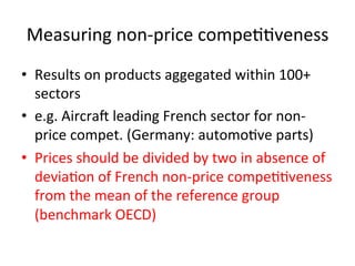 French competitiveness conference: Thierry Mayer's slides | PDF