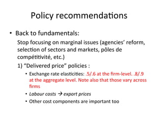 French competitiveness conference: Thierry Mayer's slides | PDF