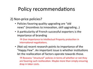 French competitiveness conference: Thierry Mayer's slides | PDF