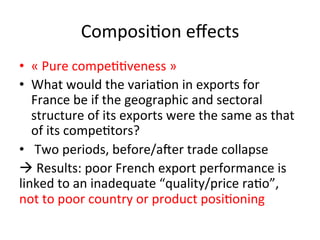 French competitiveness conference: Thierry Mayer's slides | PDF