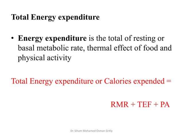 8 measurement of energy expenditure in athletes | PPTX