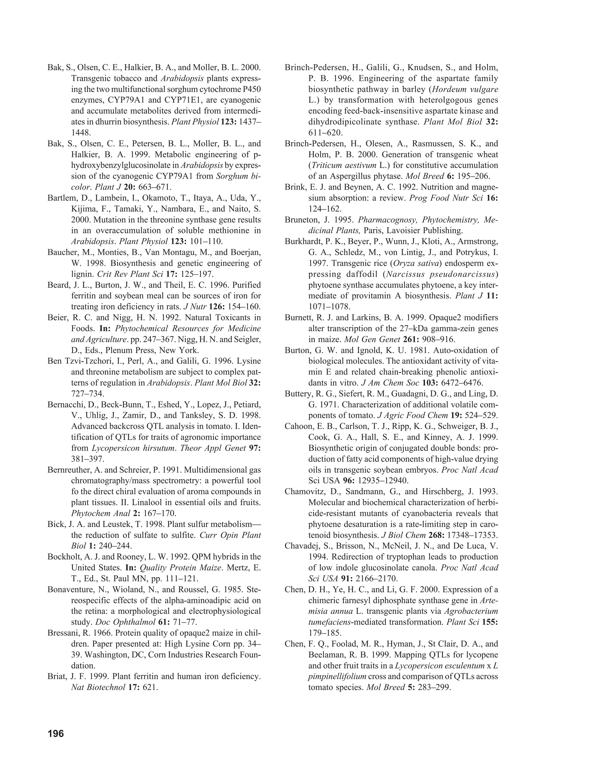 8.mejoramiento del valor nutricional de plantas | PDF