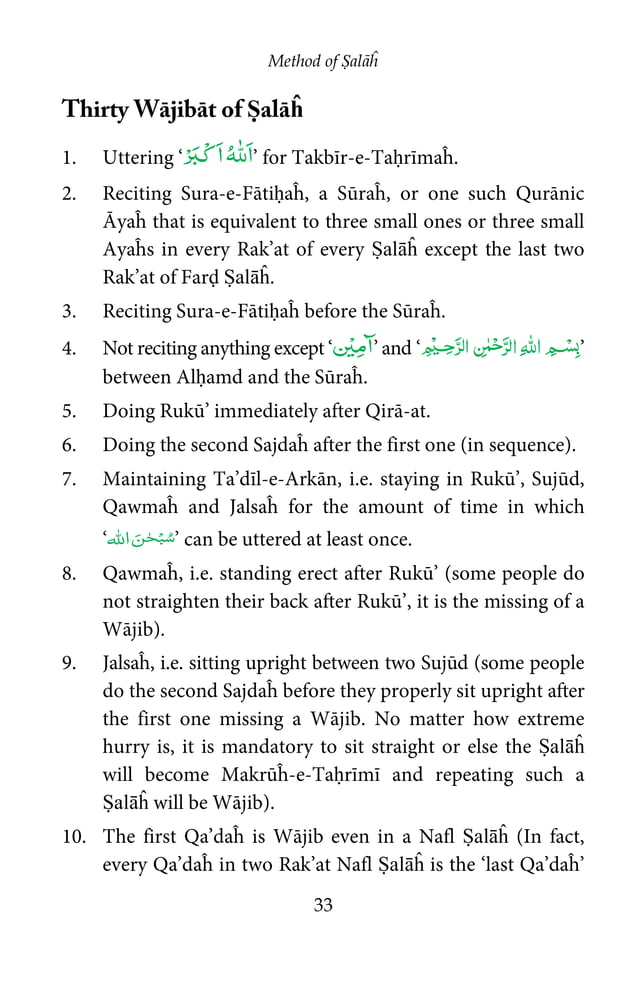 Method of Salah | PDF