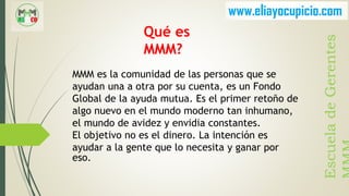 MMM vs piramide | PPTX