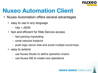 Mobile ECM: Using the Nuxeo Platform from mobile devices | PPT