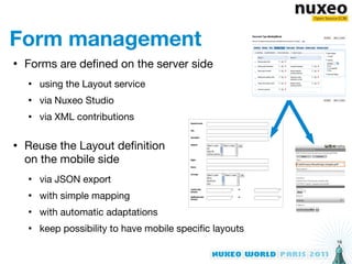 Mobile ECM: Using the Nuxeo Platform from mobile devices | PDF