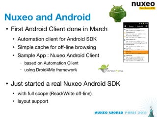 Mobile ECM: Using the Nuxeo Platform from mobile devices | PPT
