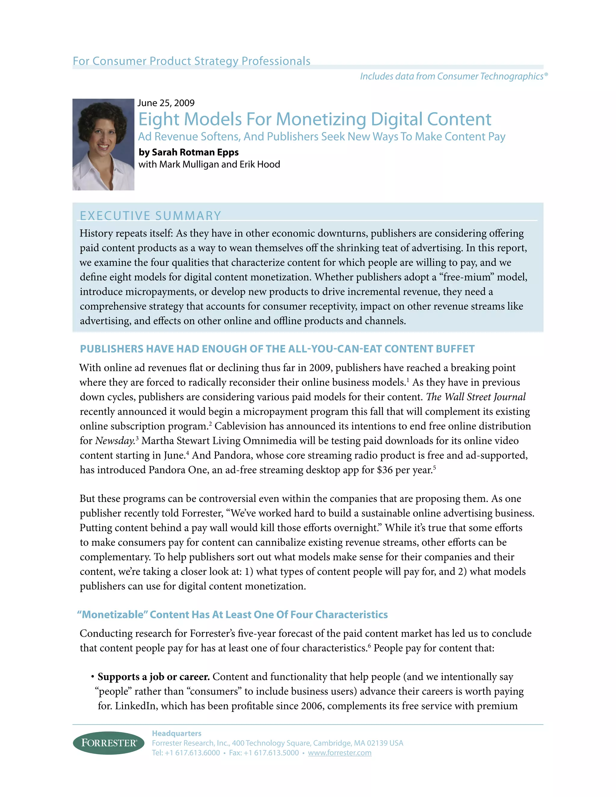 8 models-for-monetizing-digital-content | PDF