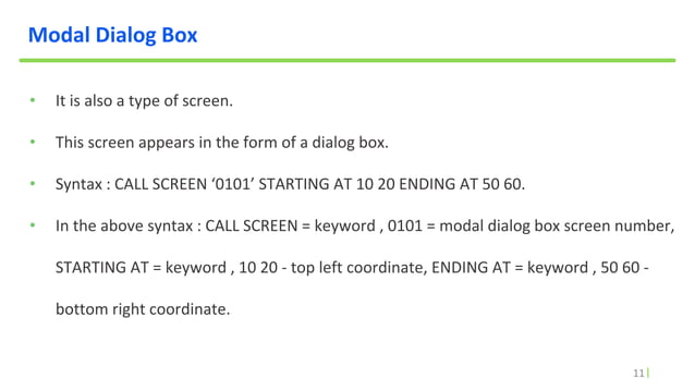 SAP ABAp module Pool programming give by Rahul Mehta | PPTX ...