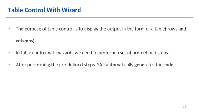 SAP ABAp module Pool programming give by Rahul Mehta | PPTX ...