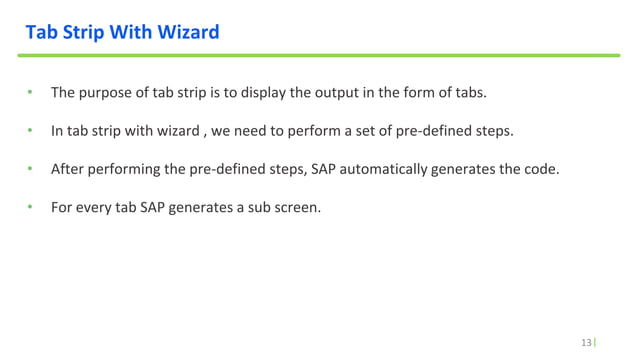 Sap Abap Module Pool Programming Give By Rahul Mehta Pptx Programming Languages Computing 0077