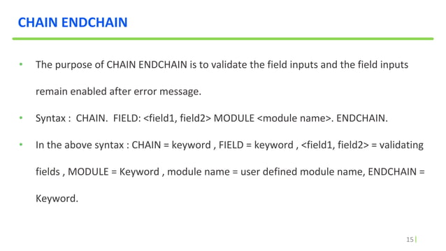 SAP ABAp module Pool programming give by Rahul Mehta | PPTX ...