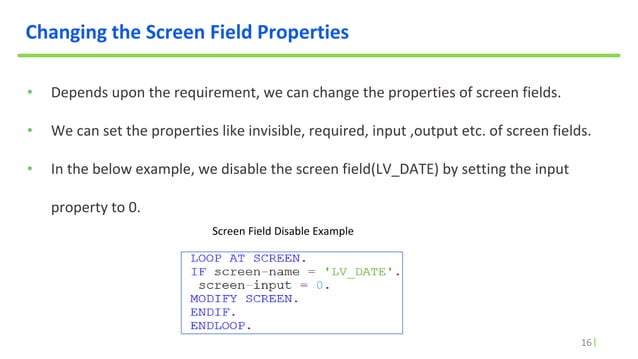 SAP ABAp module Pool programming give by Rahul Mehta | PPTX ...