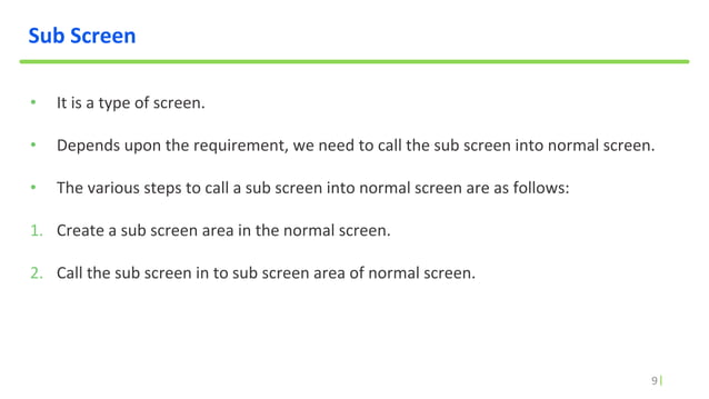 SAP ABAp module Pool programming give by Rahul Mehta | PPTX ...