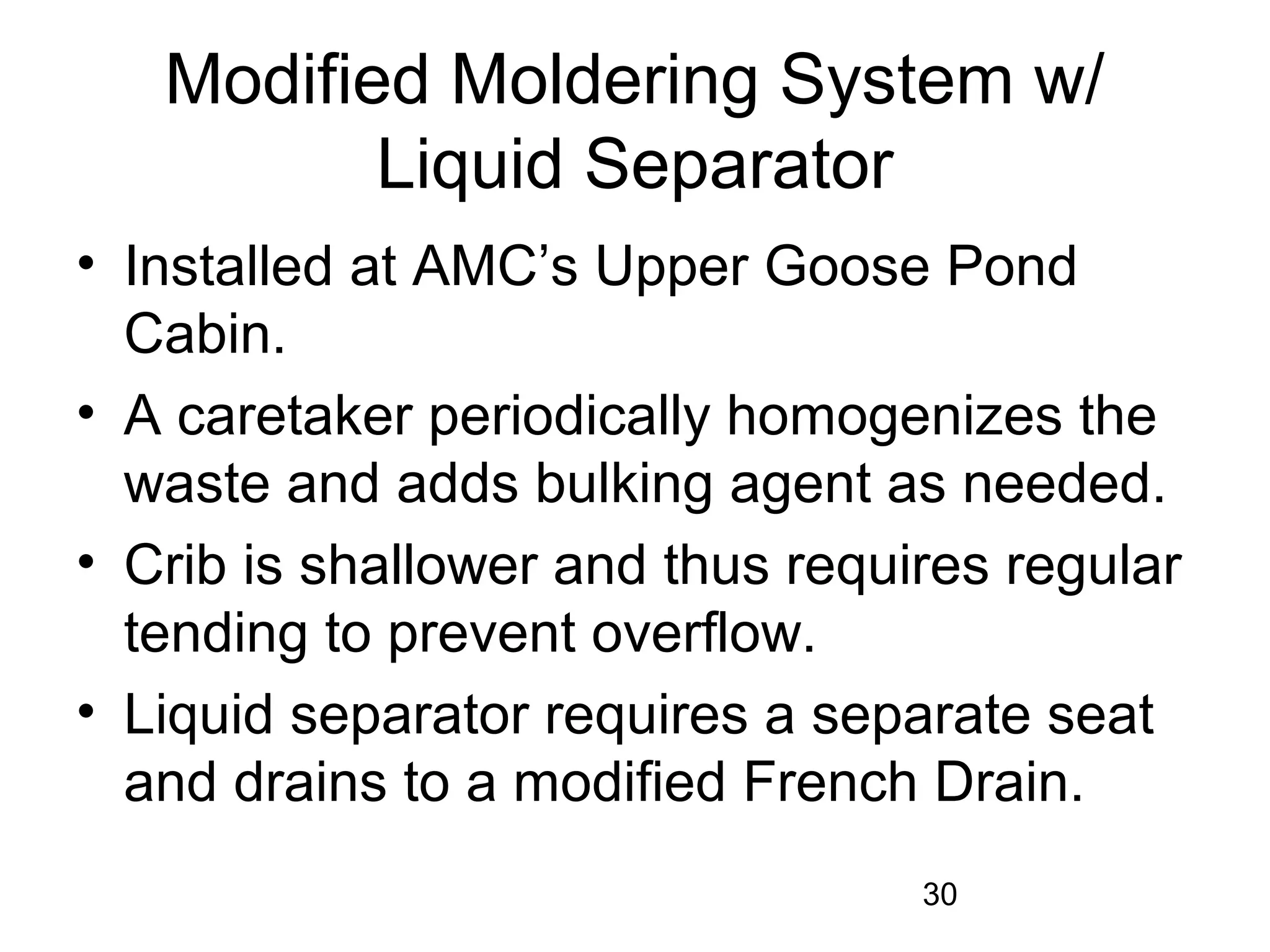 Metheny - The Moldering Privy Green Mountain Club | PPT