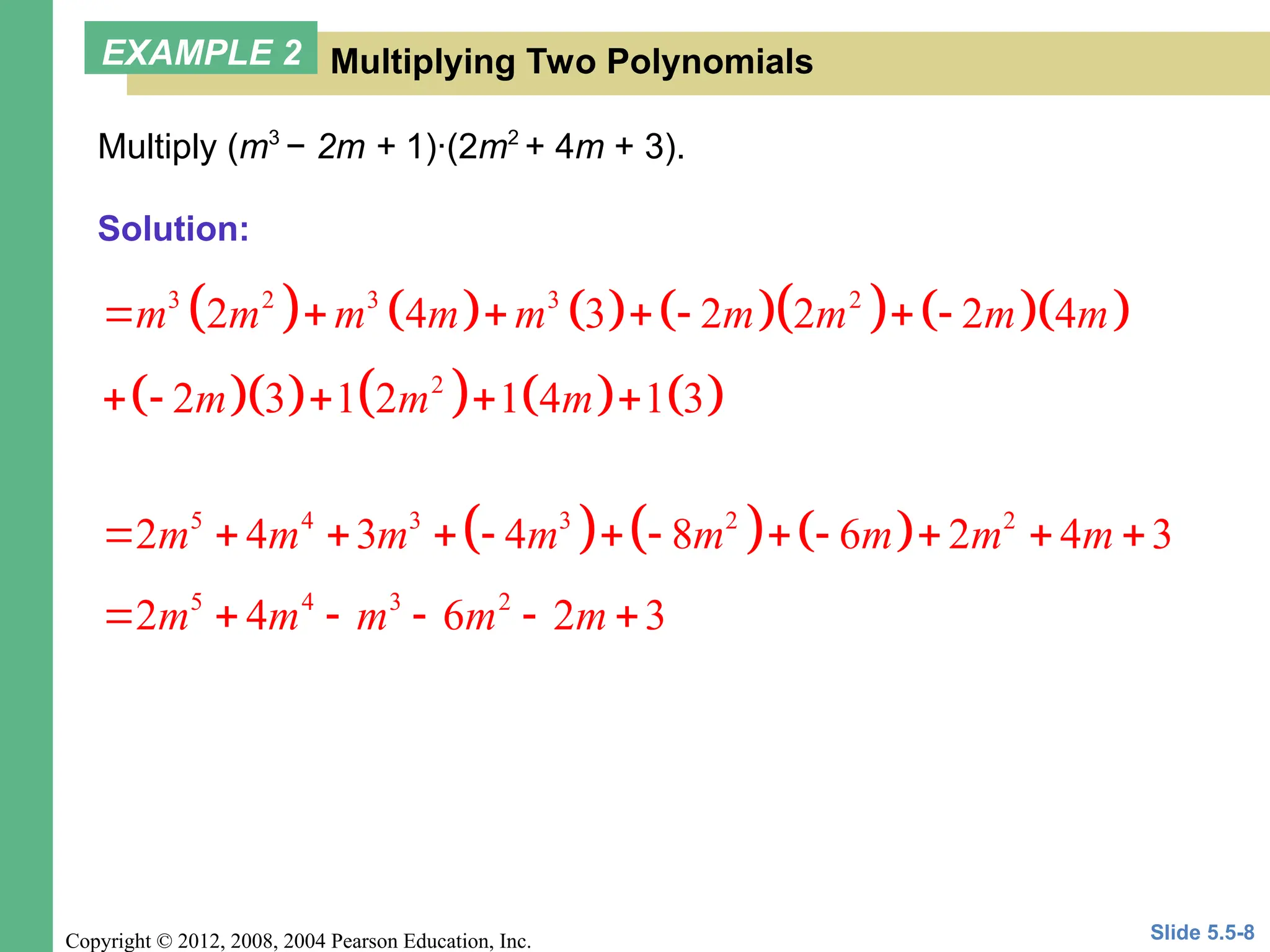 8-Multiplying Polynomials. Mathematics 8 | PPT