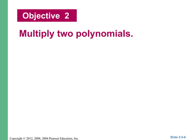 8-Multiplying Polynomials. Mathematics 8 | PPT | Computing | Technology & Computing
