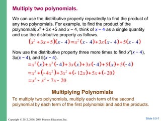 8-Multiplying Polynomials. Mathematics 8 | PPT