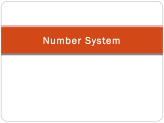 8 number-system | PPT