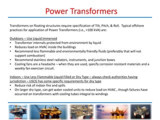 Electrical Design Consideration for Offshore Installation | PDF