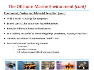 Electrical Design Consideration for Offshore Installation | PDF