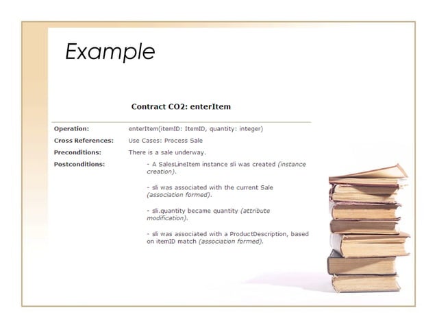 8. operation contracts | PPT | Technology & Computing