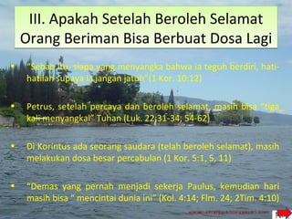 Orang Beriman dan Dosa | PPS