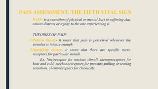 8-PAIN nursing pdf file. HEALTH ASSESSMENT | PDF