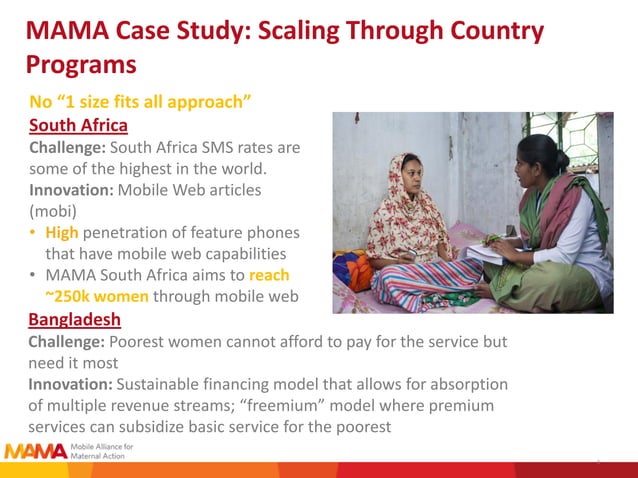 MAMA: Mobile Alliance for Maternal Action | PDF