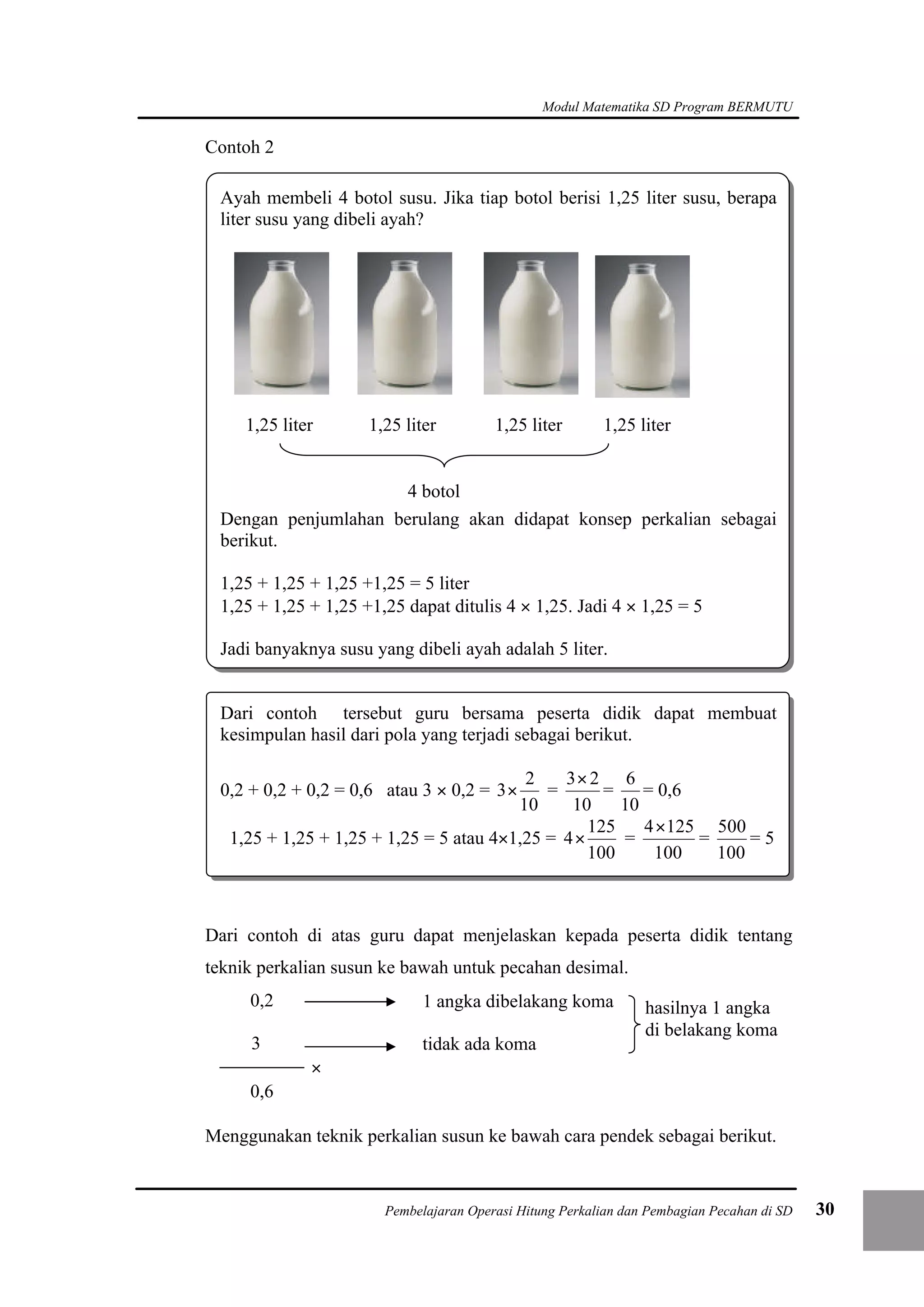Pembelajaran Operasi Hitung Perkalian & Pembagian Pecahan di SD | PDF