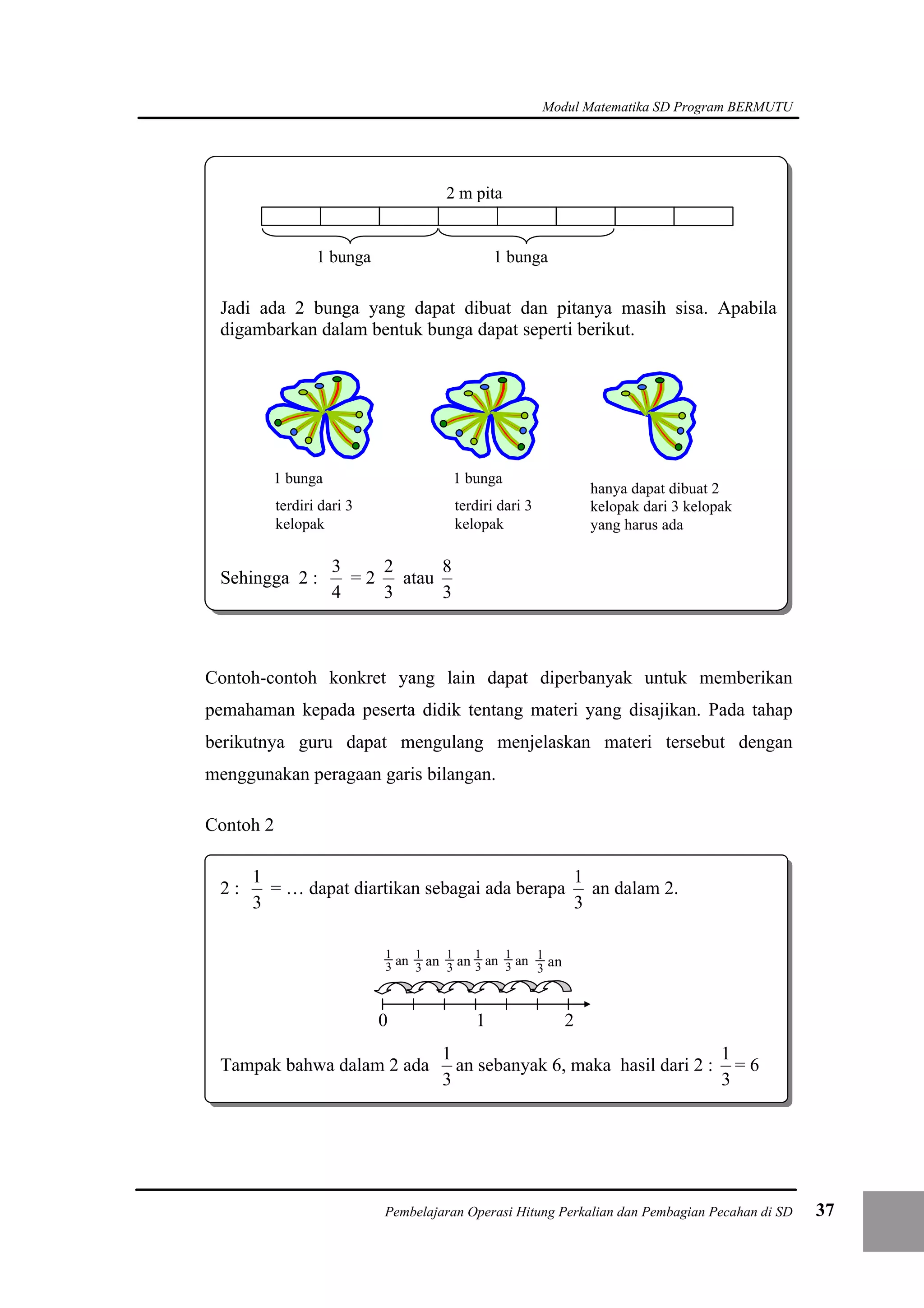 Pembelajaran Operasi Hitung Perkalian & Pembagian Pecahan di SD | PDF