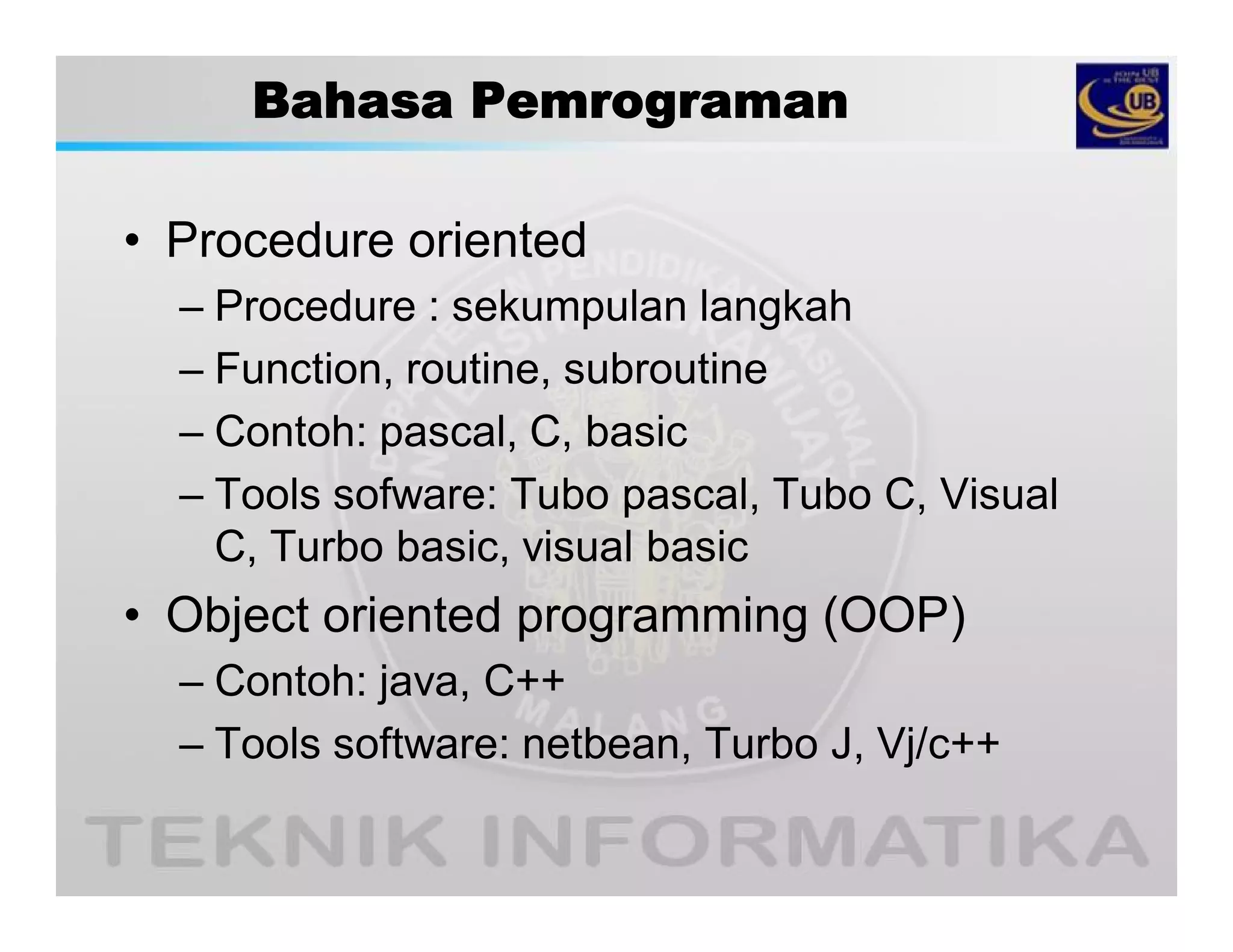 8 pemrograman.ppt-compatibility-mode | PDF