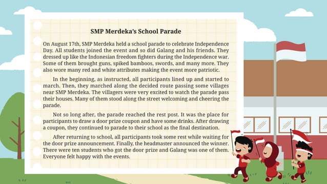 Grade 8th - English personal recount text | PPT