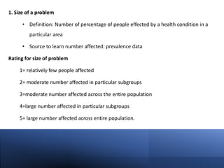 HEALTH ISSUE AS A PUBLIC HEALTH PROBLEM | PPTX