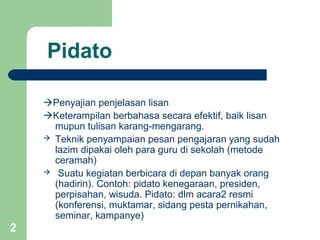 pidato | PPT
