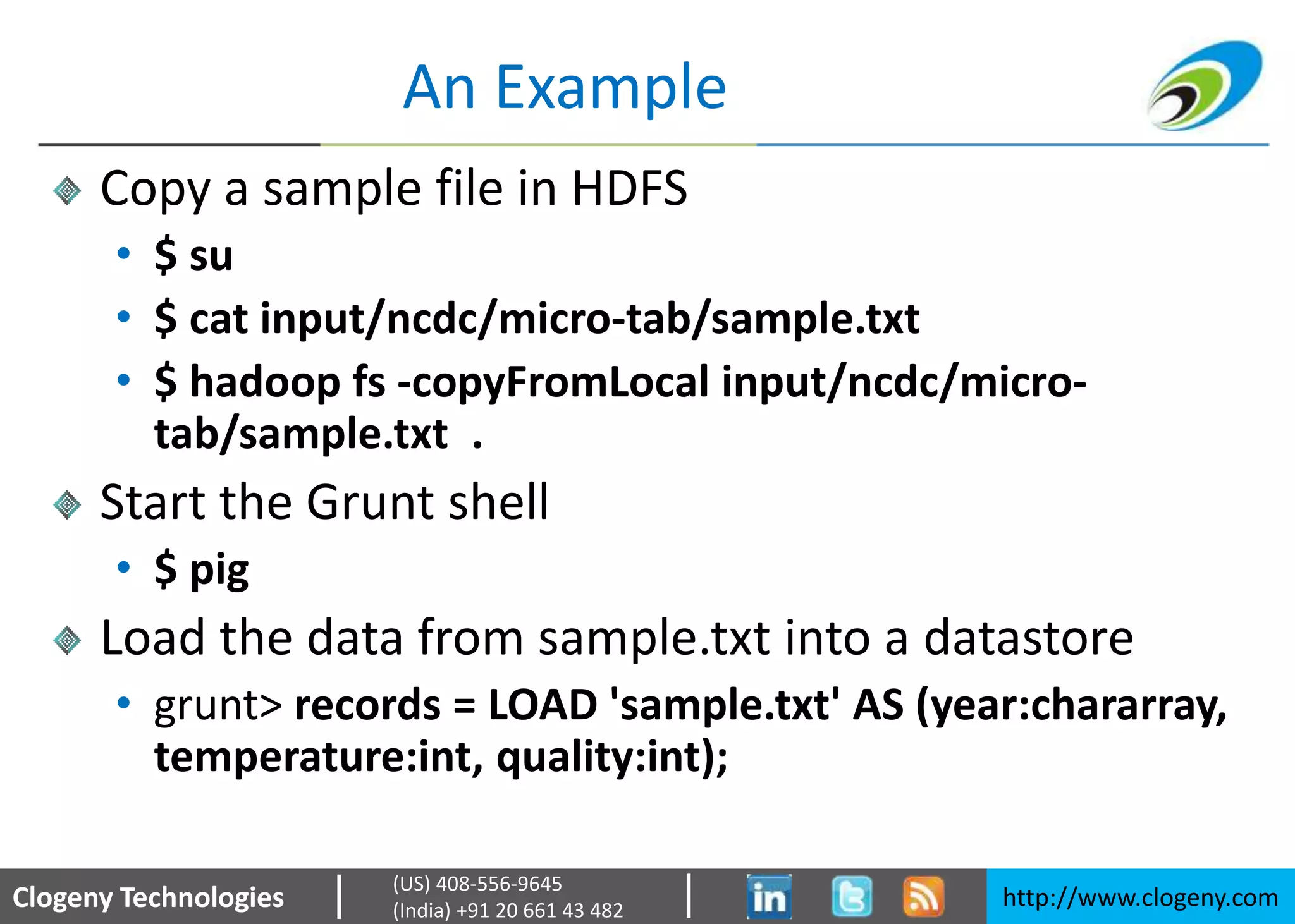 Hadoop Pig | PPT