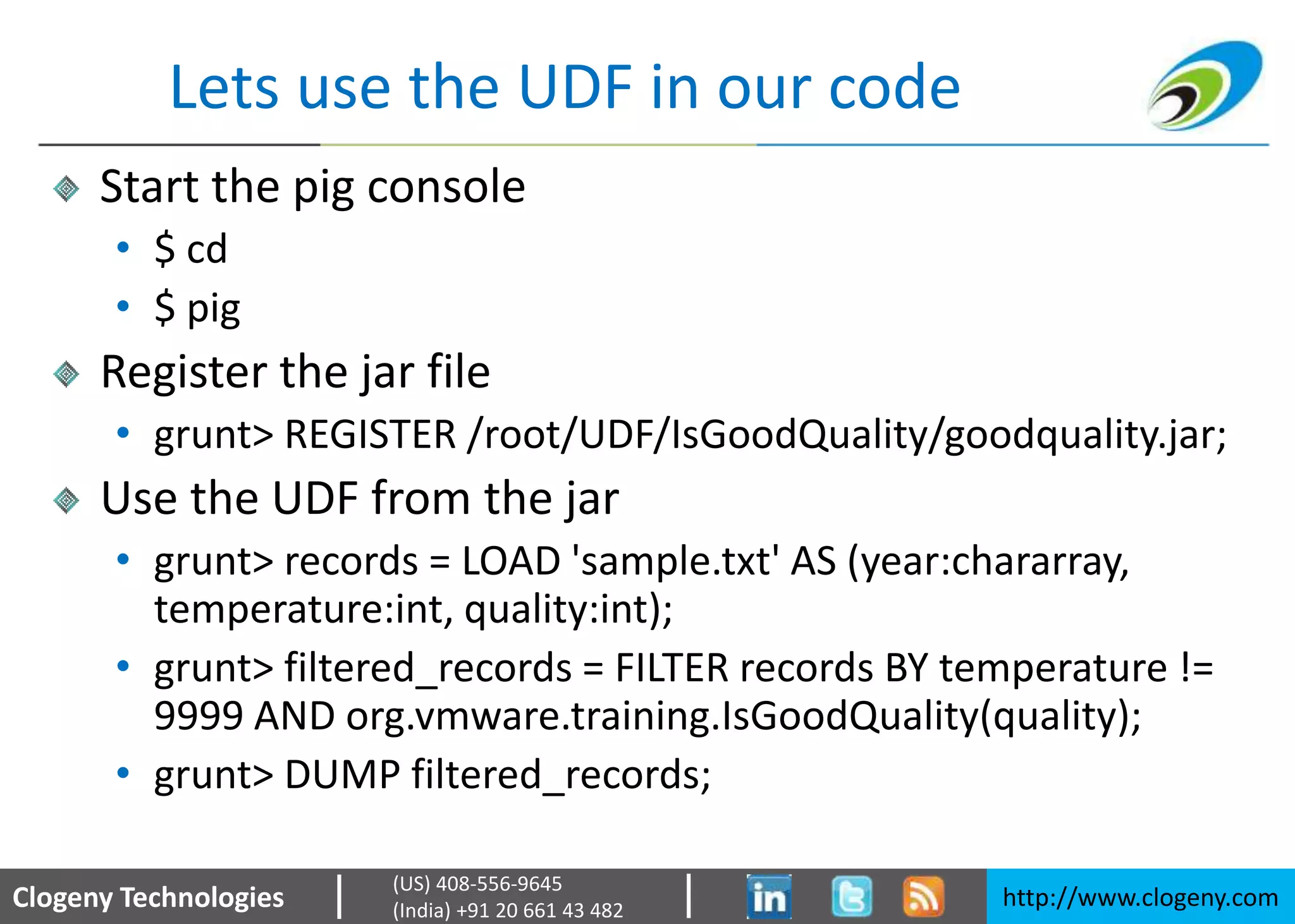 Hadoop Pig | PPT