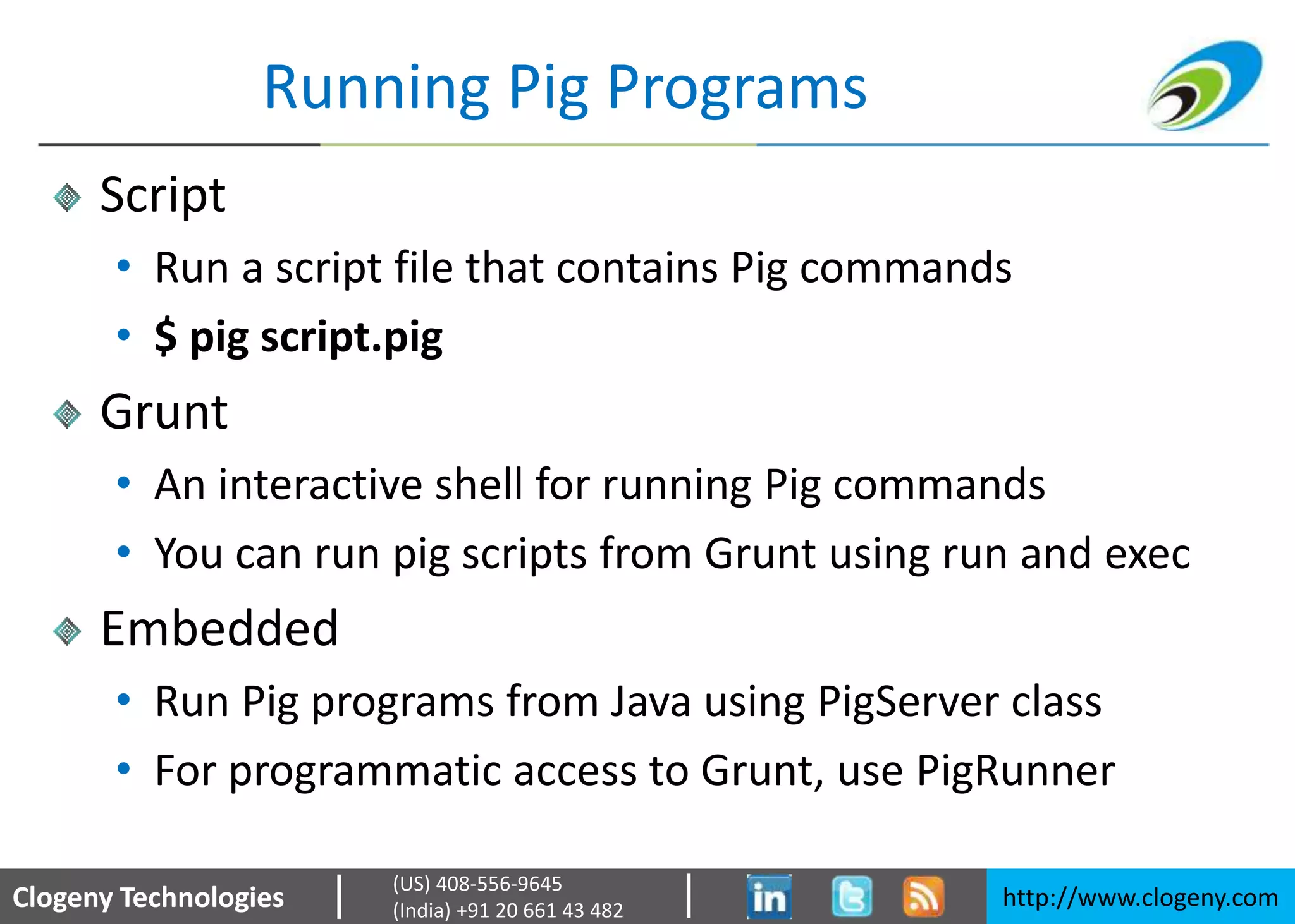 Hadoop Pig | PPT