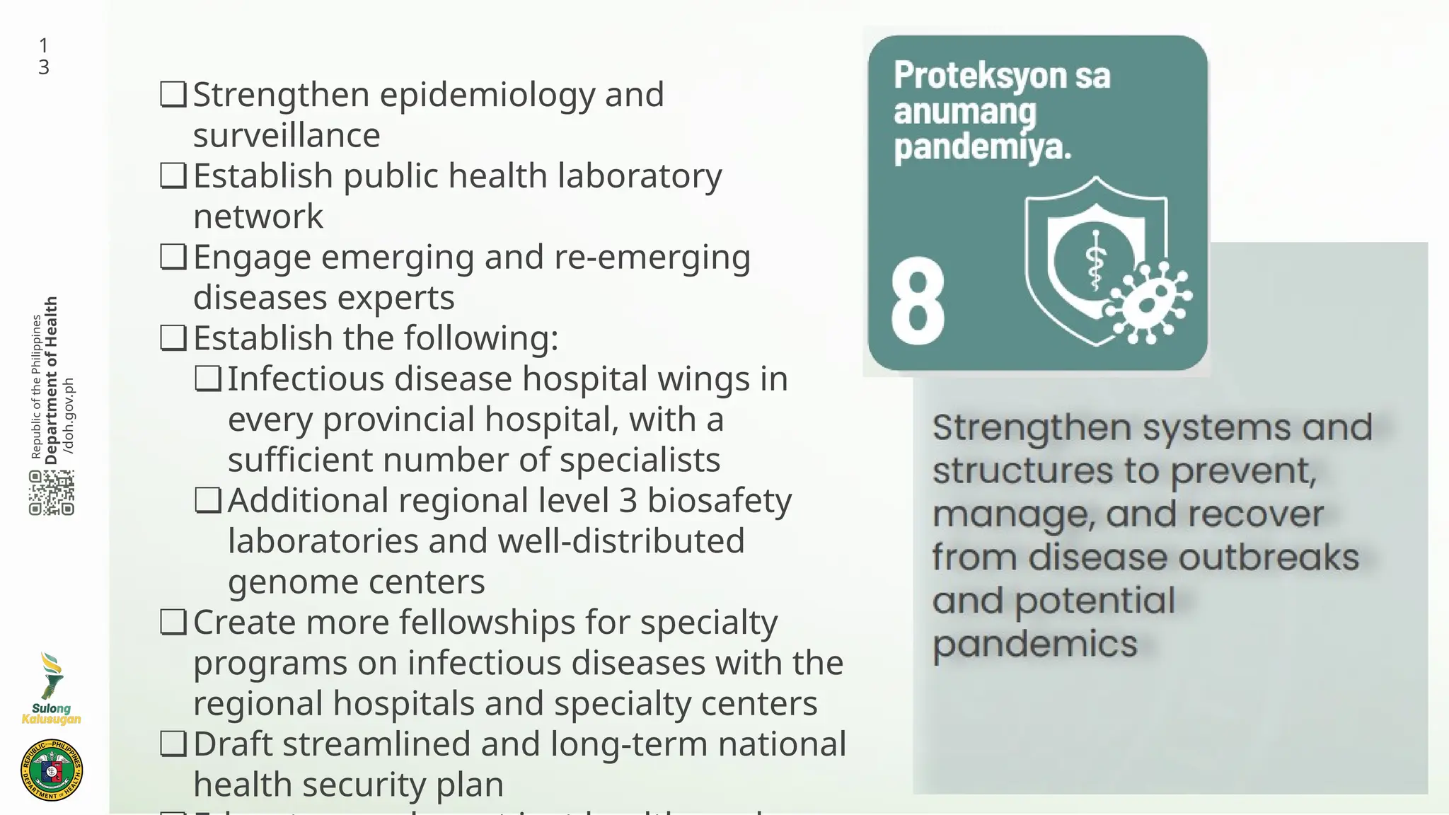 8-Point Agenda powerpoint of Department of Health | PPTX