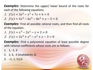 8 polynomial functions | PPT