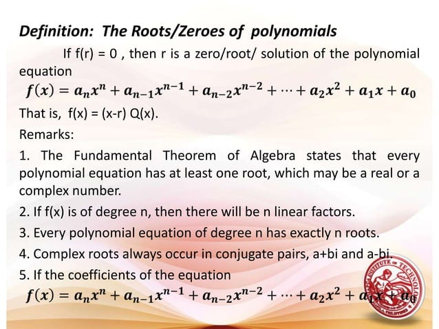 8 polynomial functions | PPT