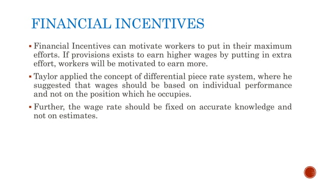 FW Taylor Principles of Scientific Management | PPTX