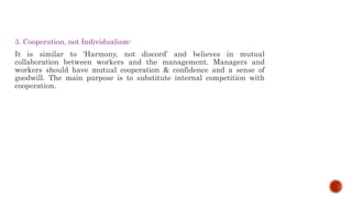 FW Taylor Principles of Scientific Management | PPTX