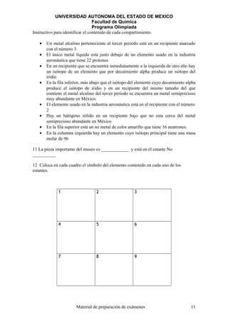 8 primer examen nivel a y b uaem | DOC