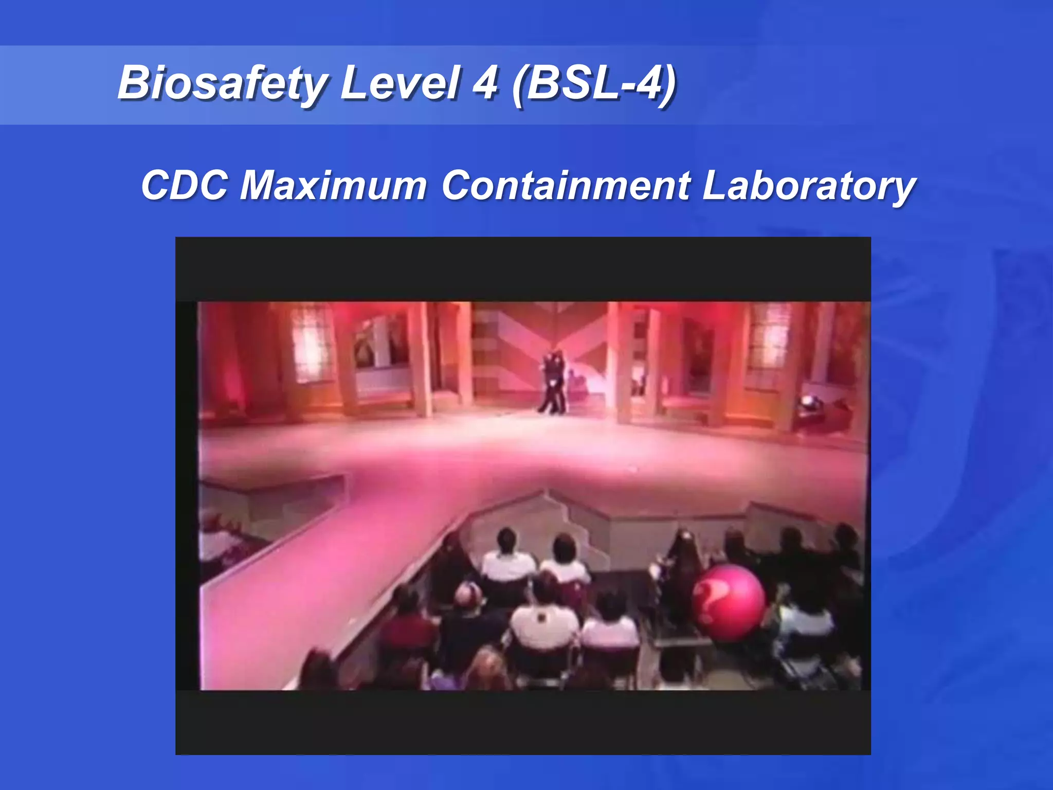 8. principles of biosafety, biocontainment & program management (nbb160 ...