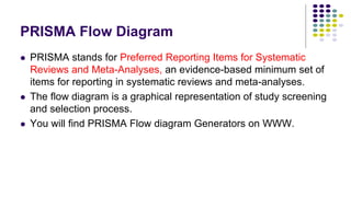 PRISMA flow diagram in systematic literature review | PPTX