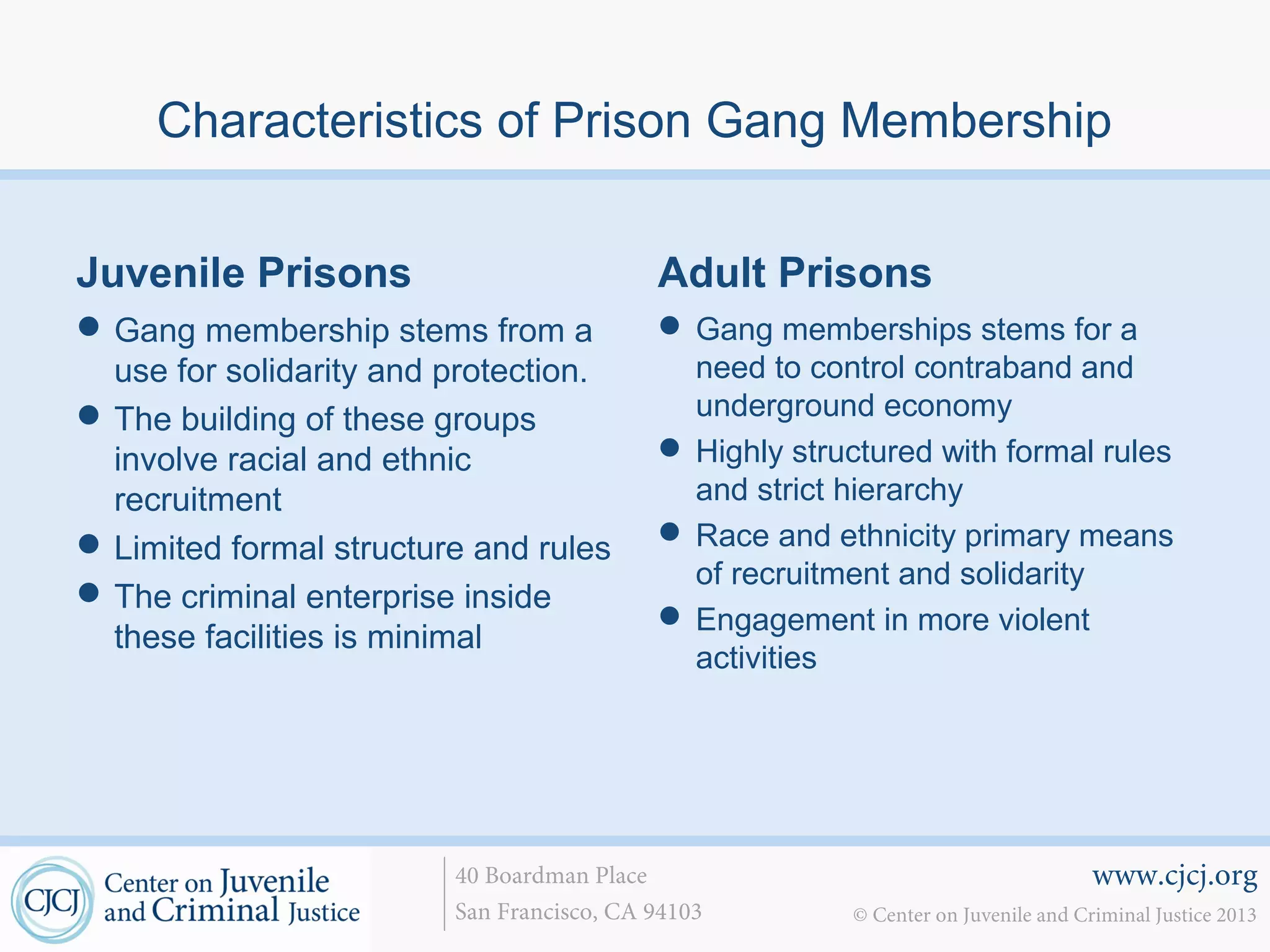 8. prison gangs | PPT