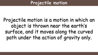 8-projectilemotion project Assignment with full details | PPT