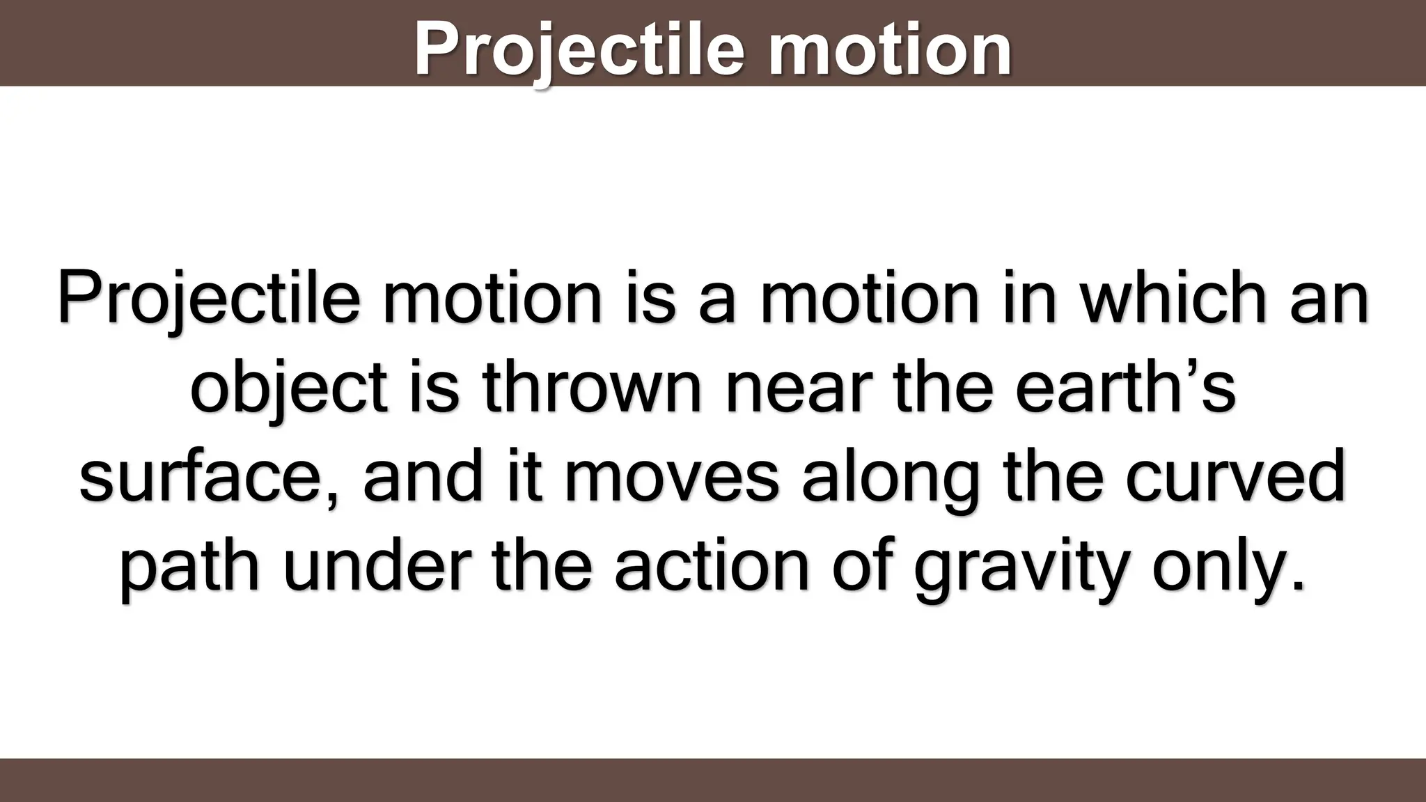 Projectile Motion - In Physical Science | PPTX